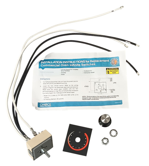 Infinite Control Switch Kit, 120V, fits Hatco Commercial Oven, R02.19. ...