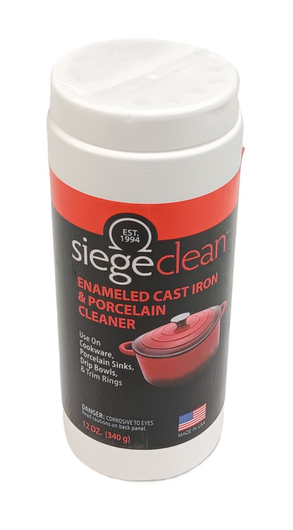 Siege Enameled Cast Iron & Porcelain Cleaner, 12 oz, Made in USA, P-766