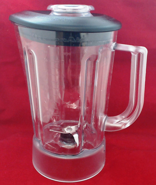 KitchenAid 56-Ounce Plastic Blender Pitcher with Black Lid, KSB649POB