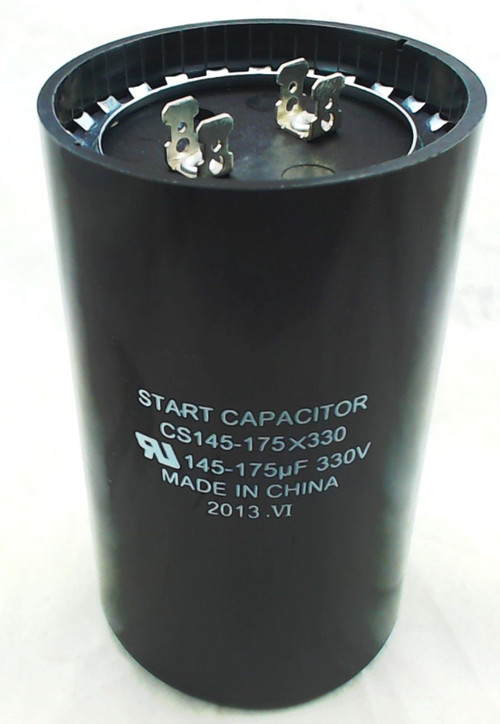 Start Capacitor, Round, 145-175 Mfd., 330 Volt, CS145-175X330 - Seneca ...