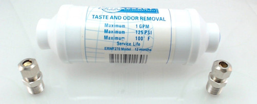 In Line Water Filter Taste & Odor Removal 6-3/8" , WF270 - Seneca River ...