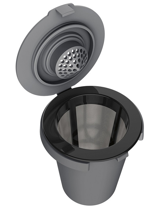 Cuisinart HomeBarista Reusable Filter Cup for Single-Serve Brewers, SS ...