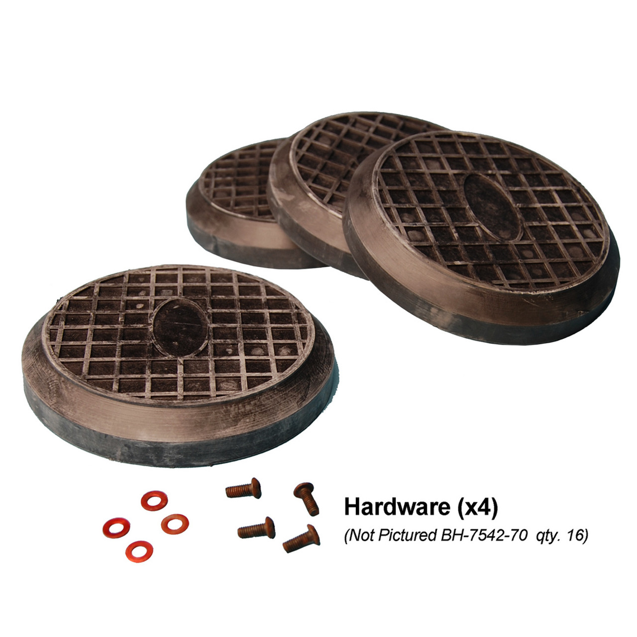 Rubber Pad Kit for Rotary (4-PACK) | INSACOA