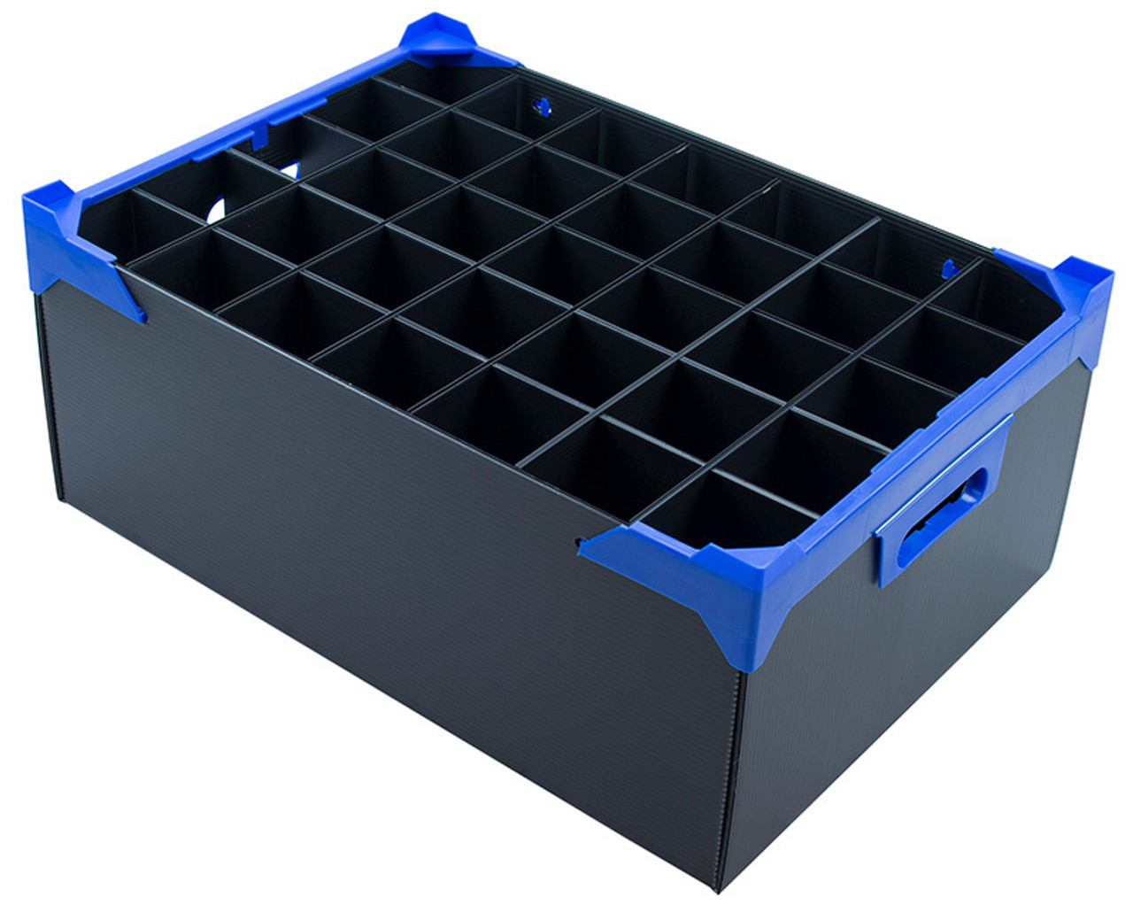 Glassware Box | Pack of 5 | 35 Cells | Max Glass Size H220xW65mm Glassware Box | Pack of 5 | 35 Cells | Max Glass Size H220xW65mm