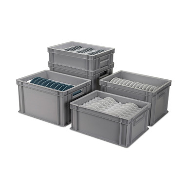 Segmented (400x300mm) Plate Storage & Transportation Boxes
