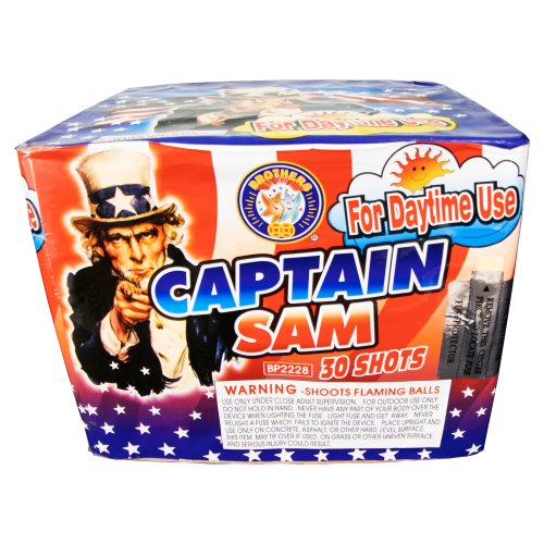 Captain Sam - Daytime Parachute 30-Shot Fun