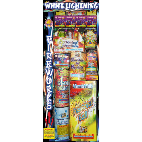 White Lightning Assortment (4/1) - White Lightning Fireworks