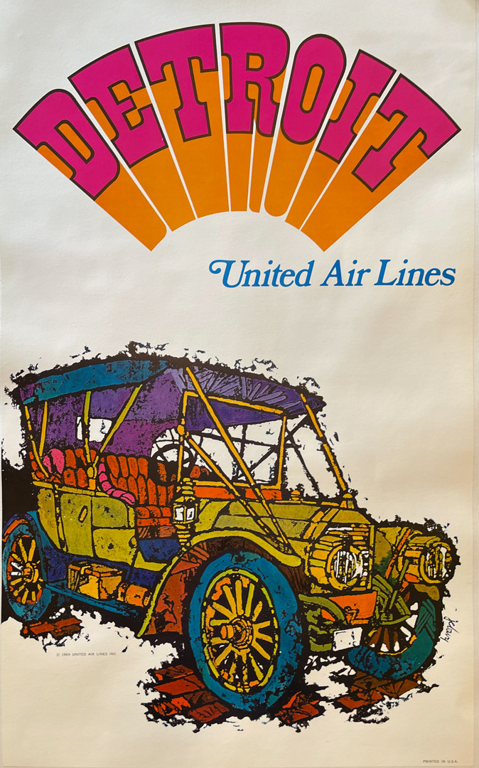Vintage United Airline Posters