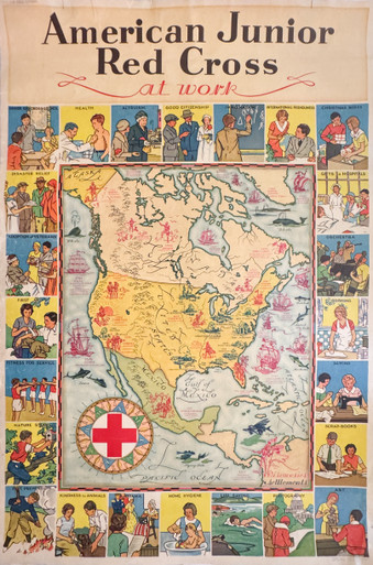 American Junior Red Cross Illustrated Map (1937)