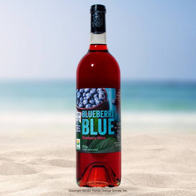 Blueberry Blue Wine - Semi-Sweet