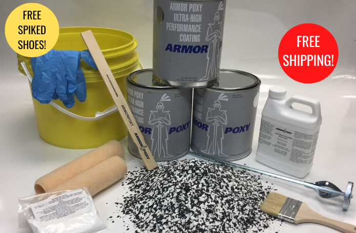 Armorclad 100% solids epoxy system FULL BROADCAST Kit.