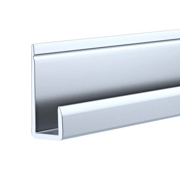 Aluminum J-Cap – 5/16″ Face for 1/4″ Material | Metal Finished Edging