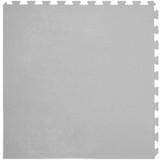 Perfection Floor Tile Leather Look Pattern 20" x 20" x 5MM Light Grey