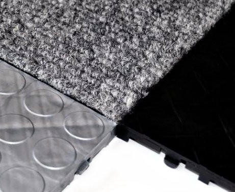 Race Deck Garage Floor Tiles | Diamond Tile | Circle Trac | Free Flow ...