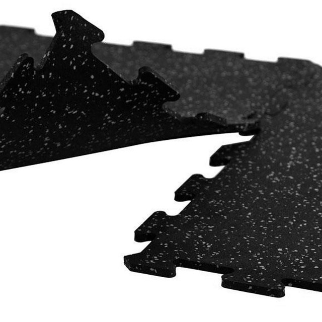 Ecore Basic Fit Rubber Interlocking Tiles | Basic Fit Tiles 23" x 23" x 8MM