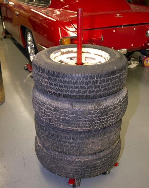 Auto Dolly Tire Stacker | Auto Dolly Wheel Storage