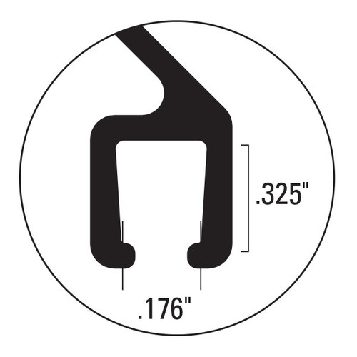 Standard Aluminum Rolling Steel "Z" Header Seal Retainer