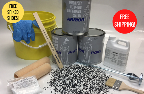 SPGX Polyurea Full Epoxy Broadcast Kit 300 or 600 sqft Kit