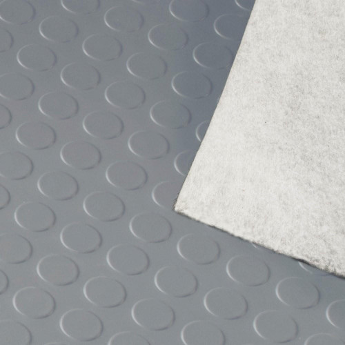 Cargo Trailer Flooring Coin Pattern with Felt Back Custom Cut 8.5' W x ...