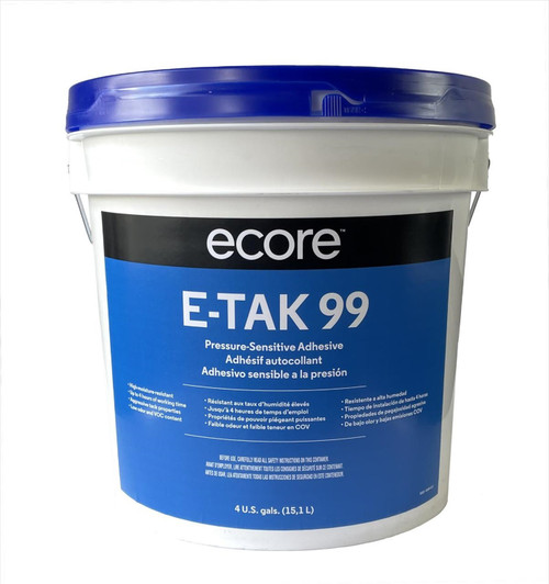 E-TAK 99 Adhesive is an aggressive, pressure sensitive adhesive Rubber ...