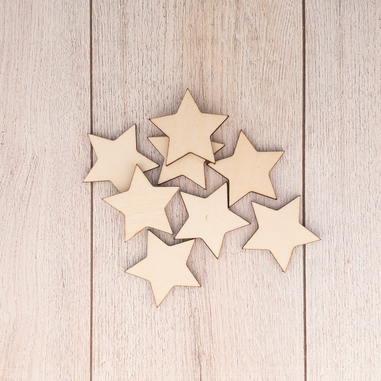 Plywood stars 30mm