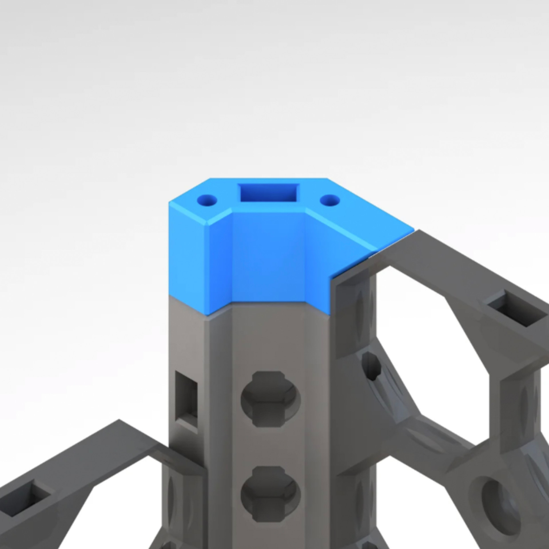 L - Right Side - End Cap - Multiboard Beam