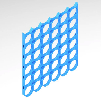 6x6 Vertical Centre Strip - Multiboard Border Tile