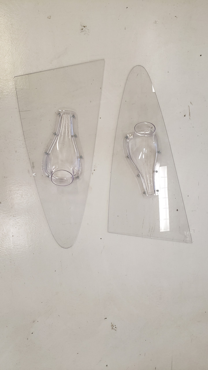 997 Porsche CUP Quarter Windows With NACA Part# 66N-996