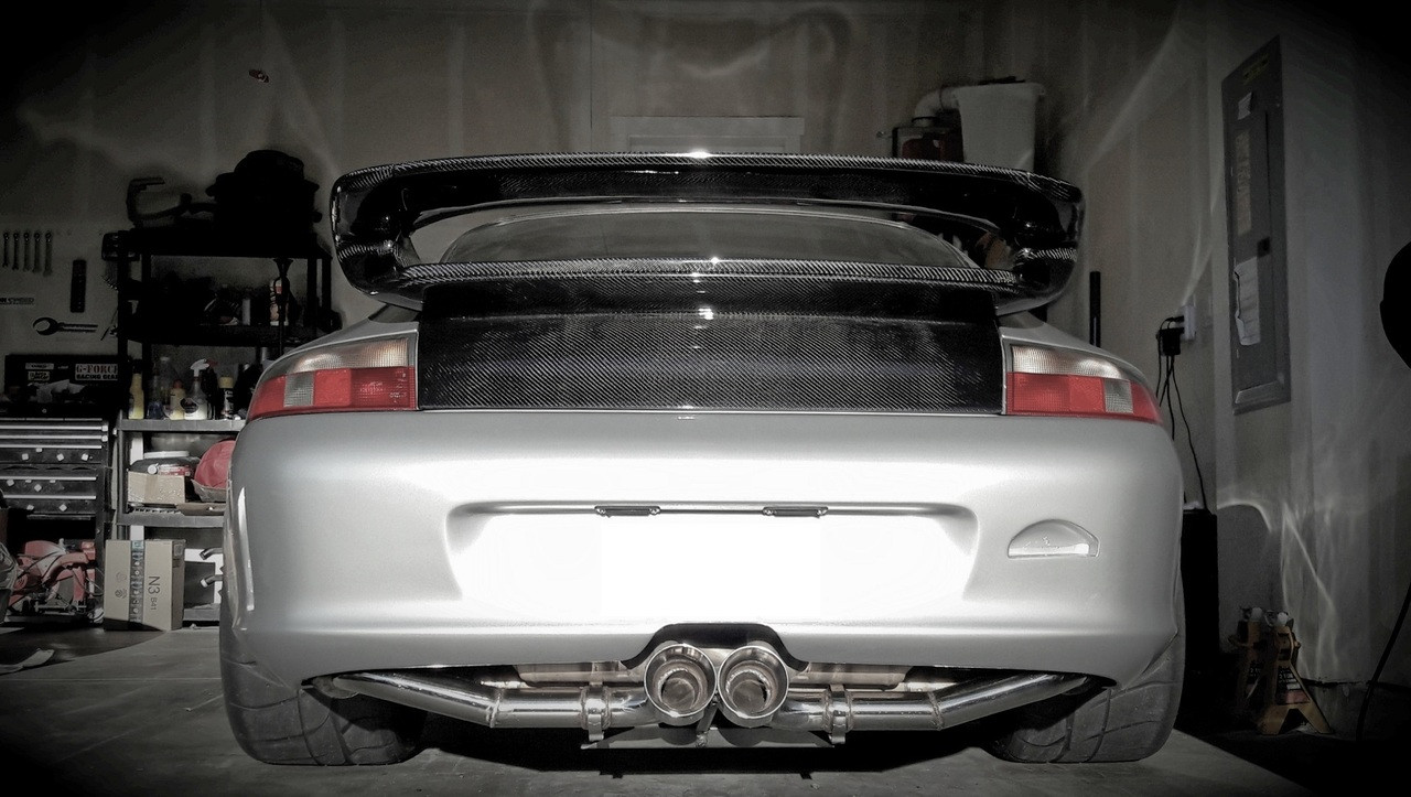 Porsche 996 GT3 Rear Bumper With Center Exhaust Part# 641c