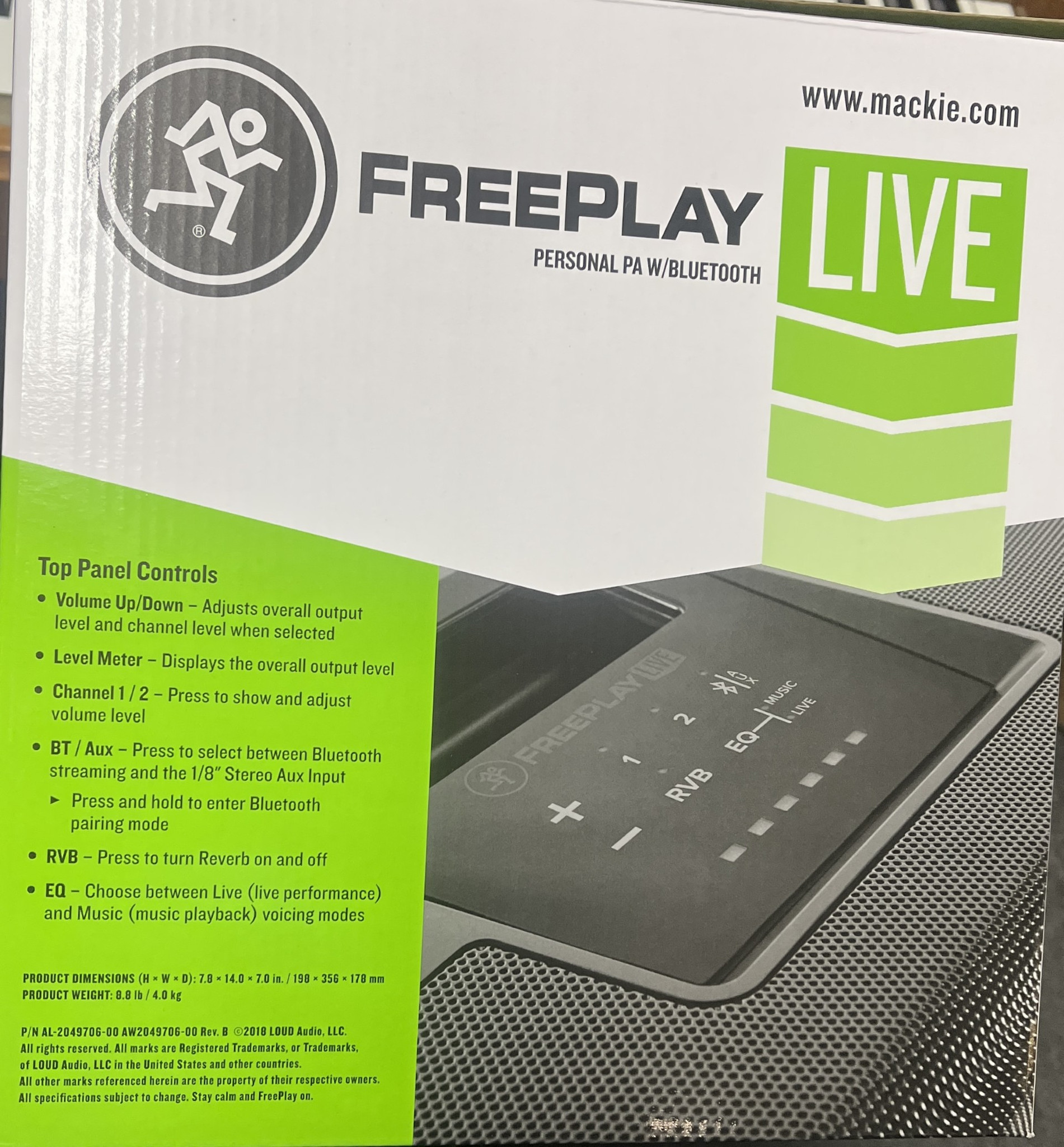 Mackie FreePlay Live - Al's Music Shop