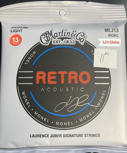 Martin Retro Acoustic 6-string Guitar Strings - Al's Music Shop