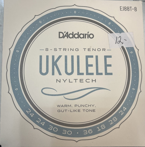 D'Addario 8-String Tenor Ukulele Nylon Strings - Al's Music Shop