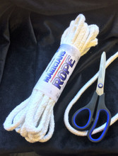 Soft White Magician's Rope - 6 Meters 10mm - Pro - UK Made - Mission Magic