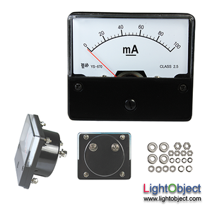 DC 0-300mA Analog Panel Meter - LightObject | Professional Laser ...