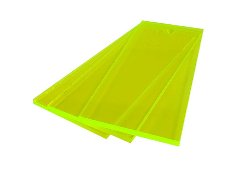 6mm 600x400 NEON GREEN ACRYLIC SHEET