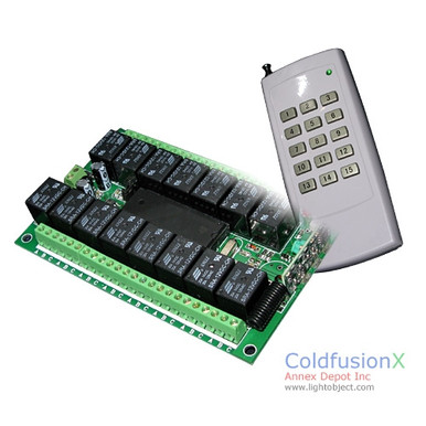 15Ch RF Wireless Remote Control Tx/Rx Kit - LightObject | Professional ...