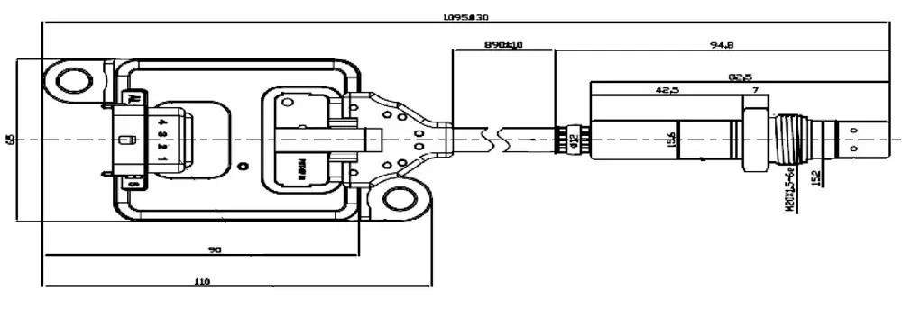 Cummins 2894945 / 2894945NX / 2894945RX Nox Sensor - Filter Service ...