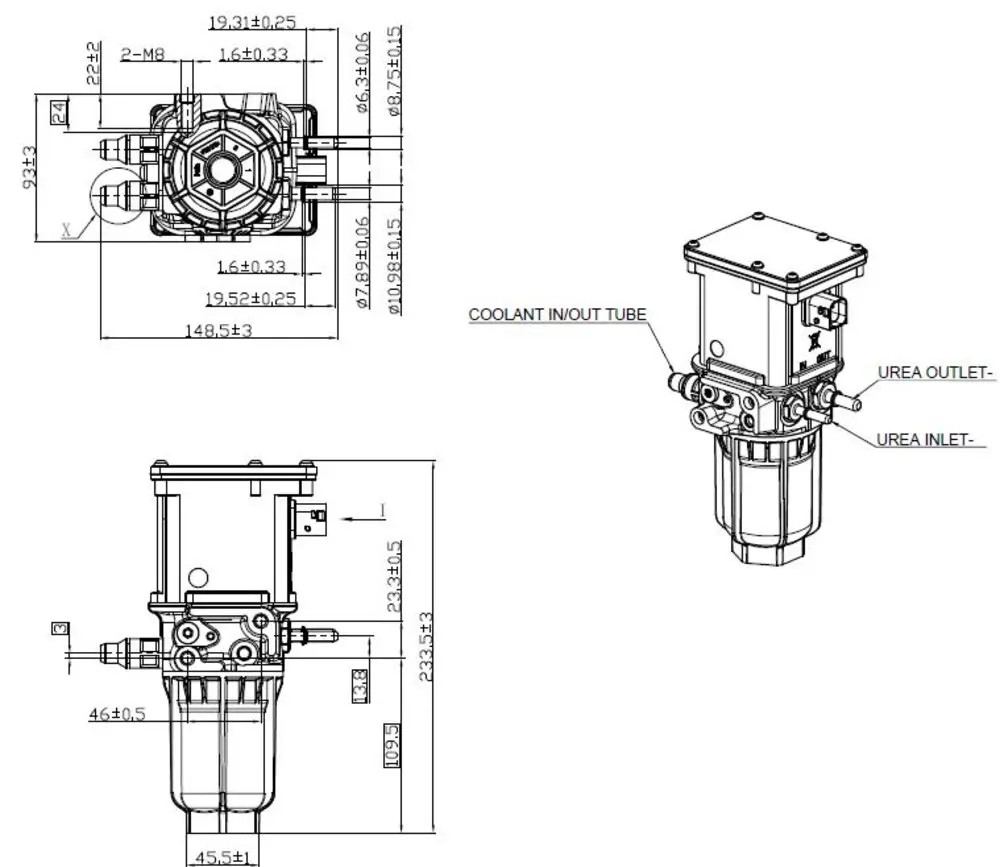 Cummins A052Y605 / A060X234 Doser Pump