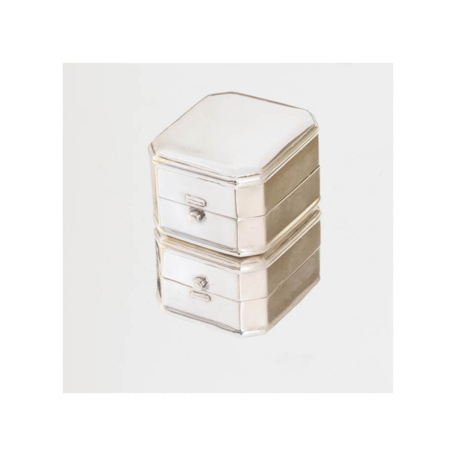 Antique Silver Ring Boxes & Engagement Ring Boxes