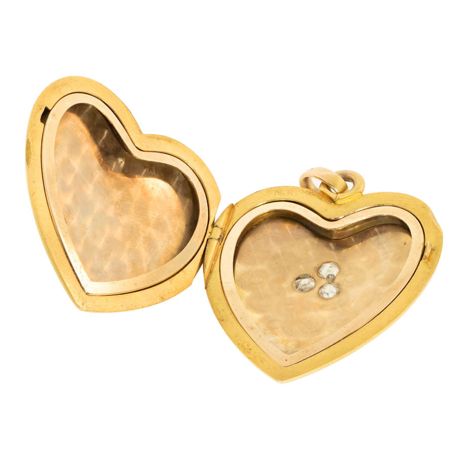 Antique Gold Heart Locket | Sugar et Cie