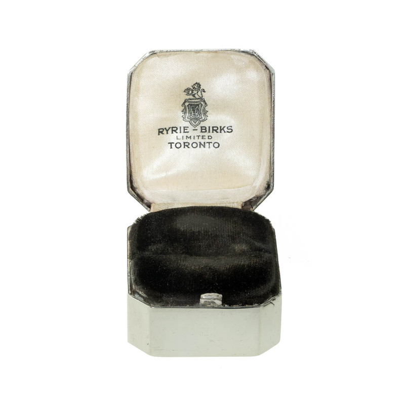 Vintage Silver Ring Box | Sugar et Cie