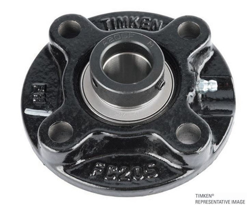 3" Standard Duty Eccentric Locking Collar Piloted Flange Block Assembly ...