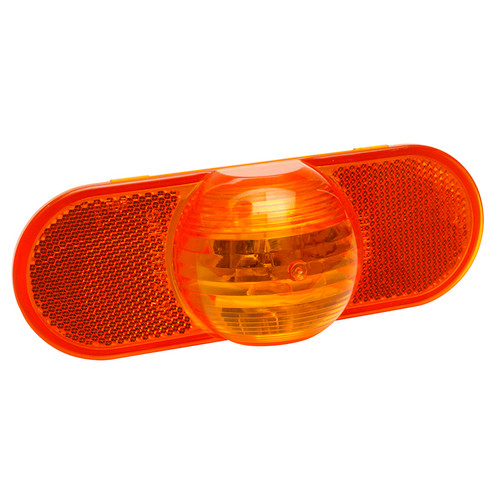 Torsion Mount® III Oval Side Turn Marker Lamp w/Male Pin - Amber 52533 ...