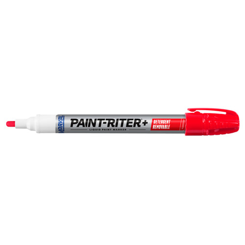12 Pc. Paint-Riter®+ Detergent Removable Liquid Paint Marker - Red ...