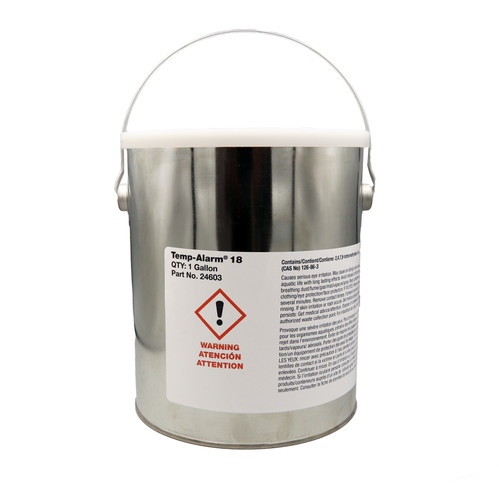 Temp-Alarm® Time/Temperature Signaling Paint 490F / 254C 3.78L Jug ...