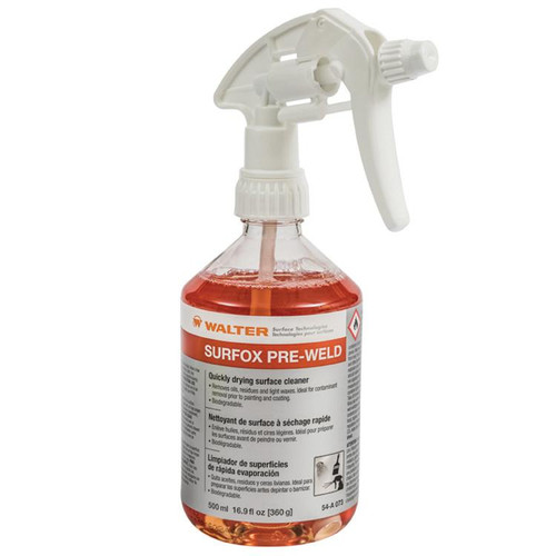 Surfox® 12 Pc. Pre-Weld Surface Cleaning Solution 500ml Sprayer 54A073 ...