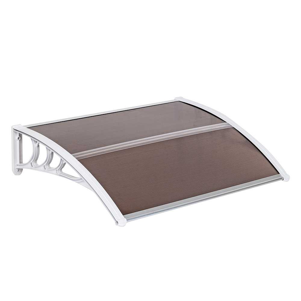 40" x 40" Back Door Canopy Polycarbonate Window Door Awning Outdoor ...