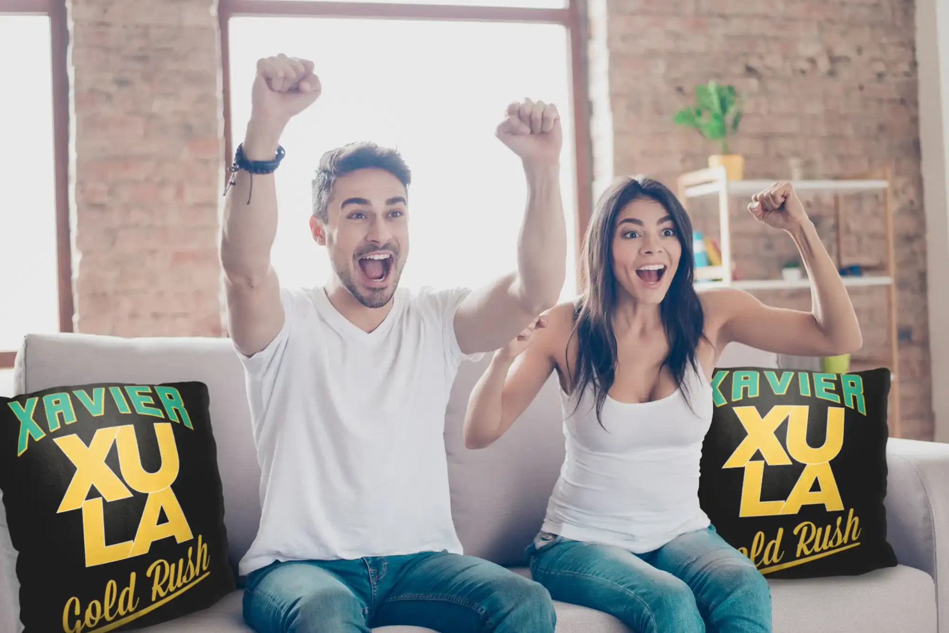 NCAA Xavier Gold Rush Alumni Pillow