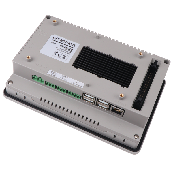 Raspberry Pi Panel PC with eMMC and Larger Externally Exposed Heatsink - COMFILE Technology