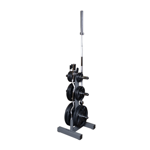 Body Solid Olympic Plate Tree & Bar Holder